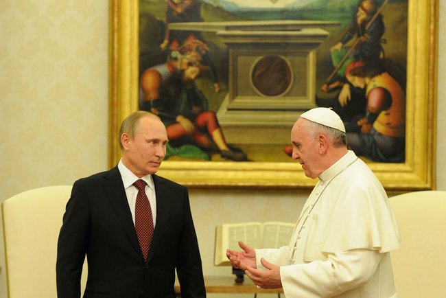 Putin Meets Pope, Human Dignity and Syria Focus of Talks| National ...