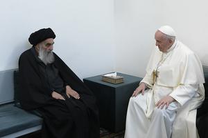 Pope Francis Makes Landmark Visit to Iraq’s Top Shiite Cleric Grand ...