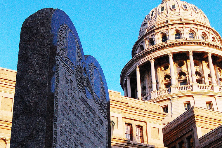 Gov. Greg Abbott Signs Law Requiring Ten Commandments in All Texas Classrooms| National Catholic ...