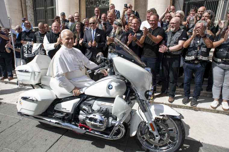 Jesus Bikers Rev Up Support for Charity With Motorcycle for Pope Leo ...