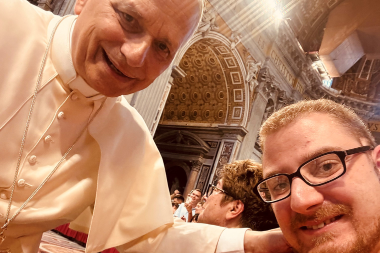 Devotee of Mother Angelica Meets Pope Leo — Twice| National Catholic ...