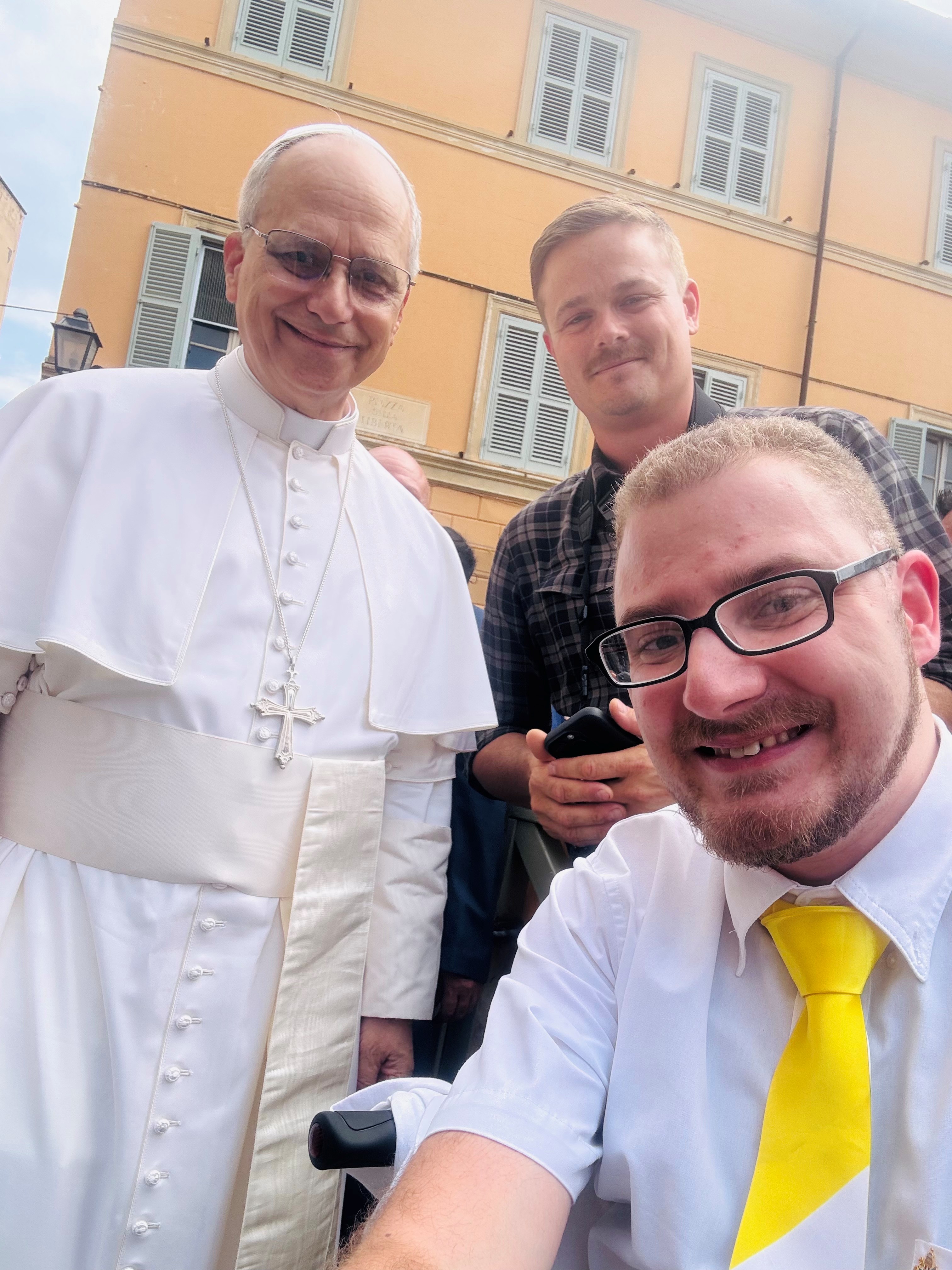 Devotee of Mother Angelica Meets Pope Leo — Twice| National Catholic ...